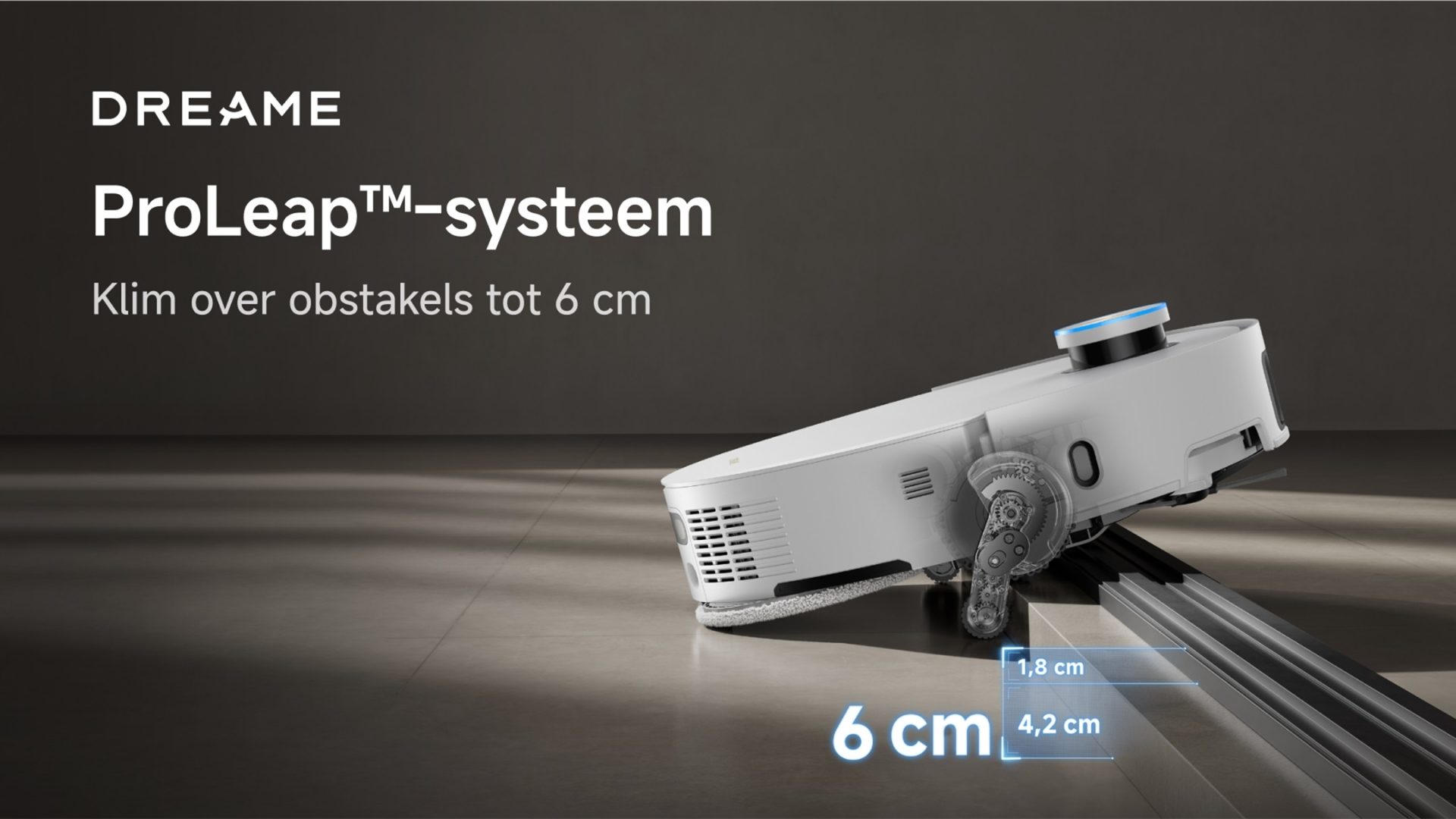 Dreame X50 Ultra robotstofzuiger klimt over obstakels | FWD