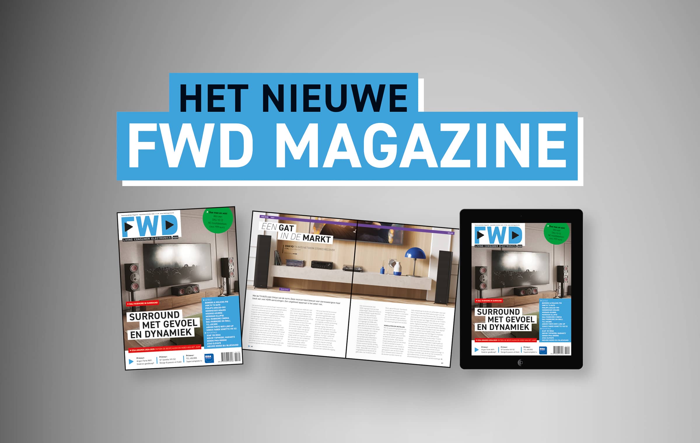 FWD Magazine 105 in de winkel: EISA Awards, primeurs en meer! | FWD