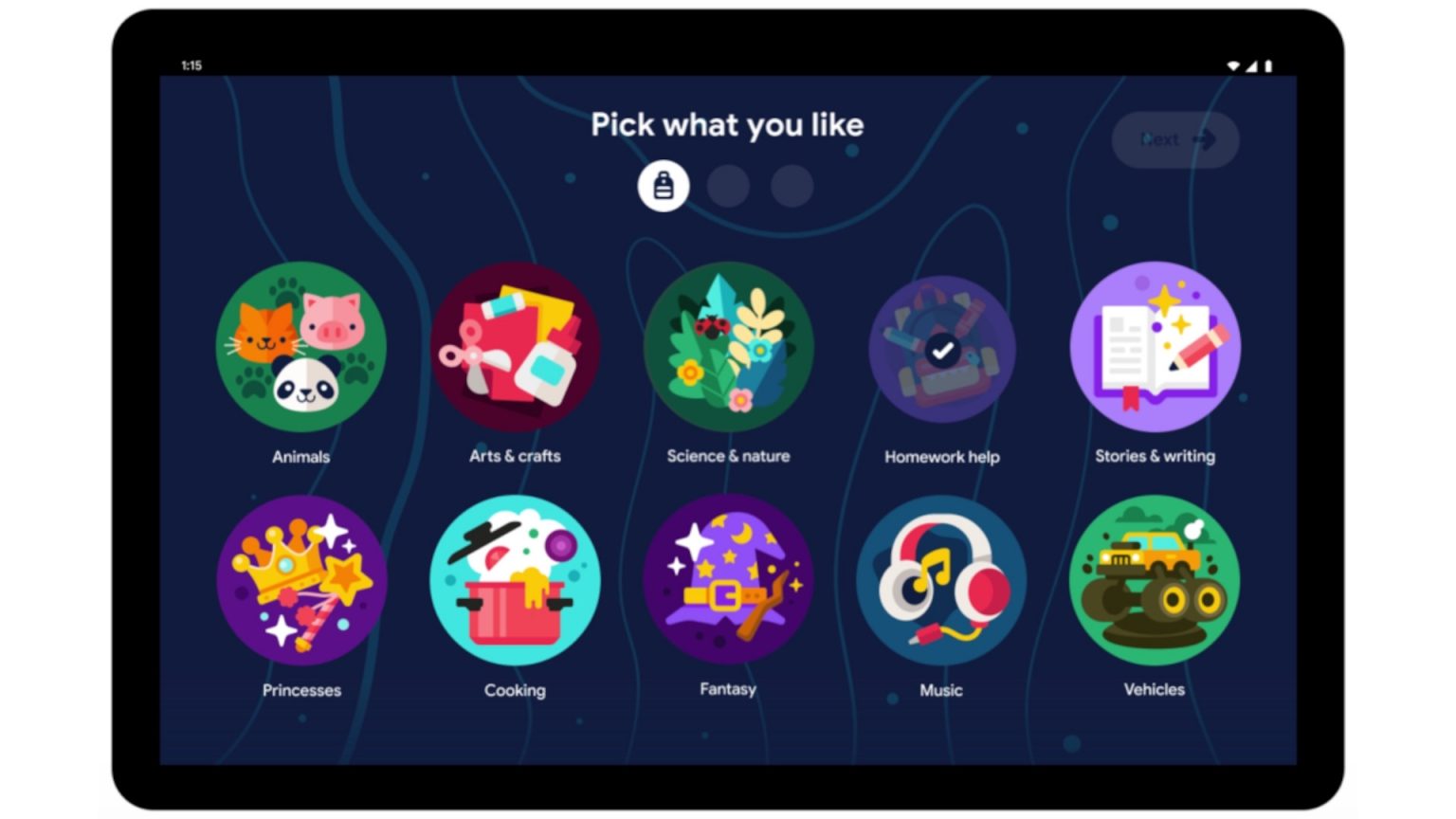 Google komt met kindvriendelijke tabletomgeving Kids Space | FWD
