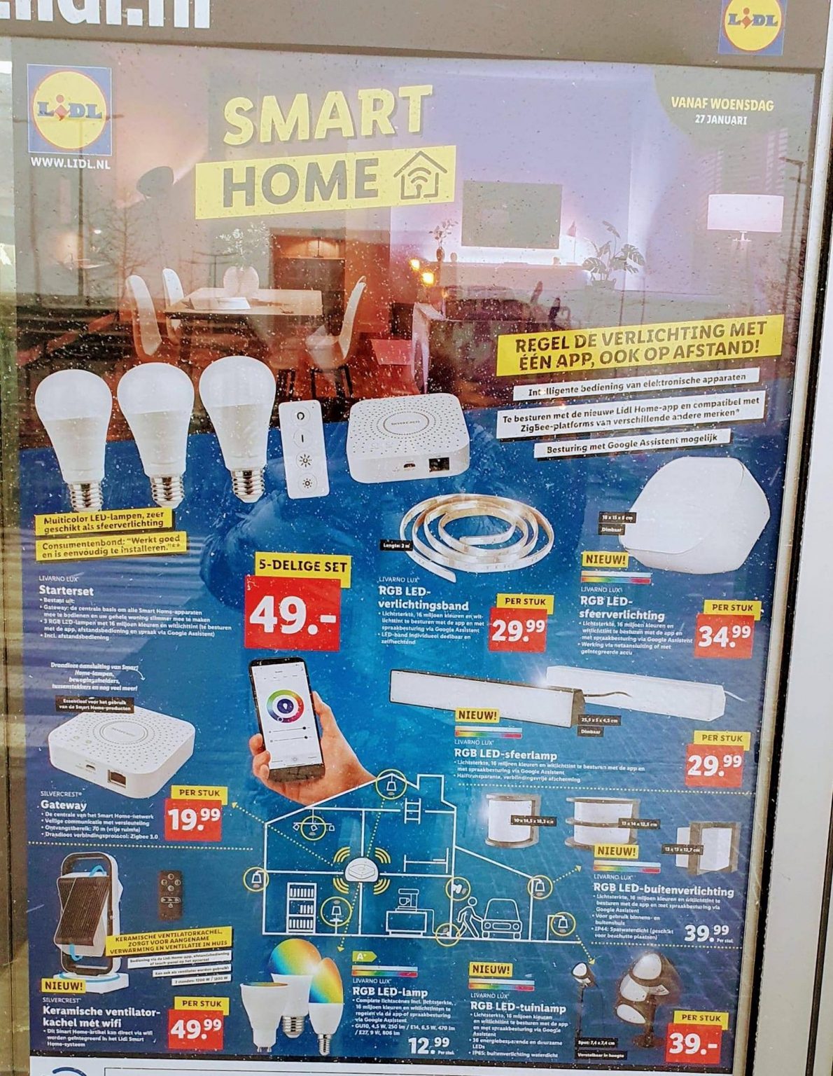Lidl breidt Smart Home-assortiment uit met tuinverlichting en kachel | FWD