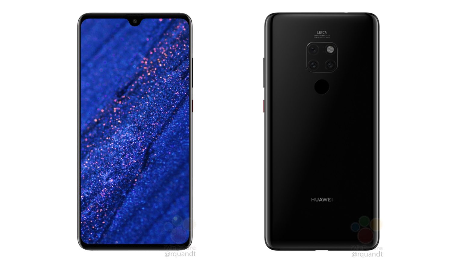 Nieuwe gelekte afbeeldingen tonen Huawei Mate 20 tot in detail | FWD