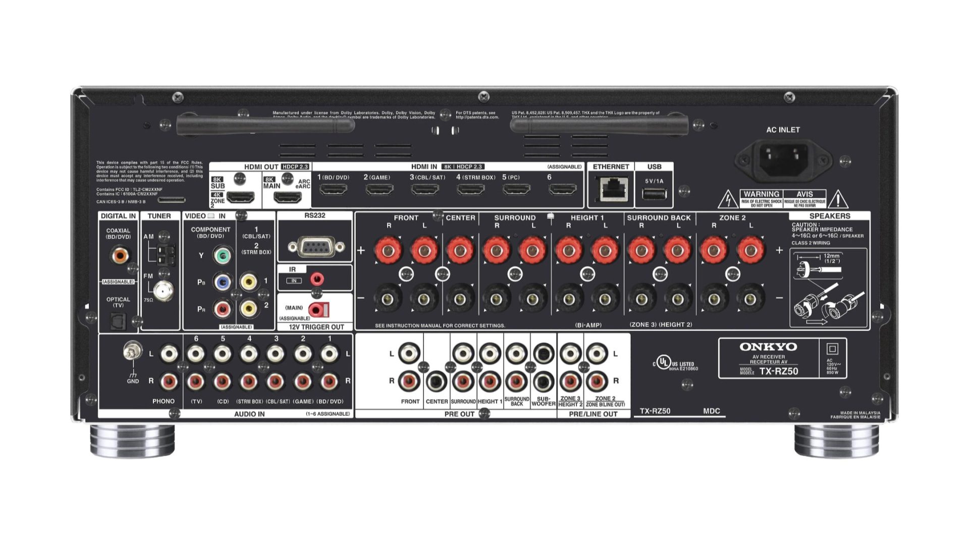Review: Onkyo TX-RZ50 - Onkyo is terug met 9.2 AV-receiver | FWD