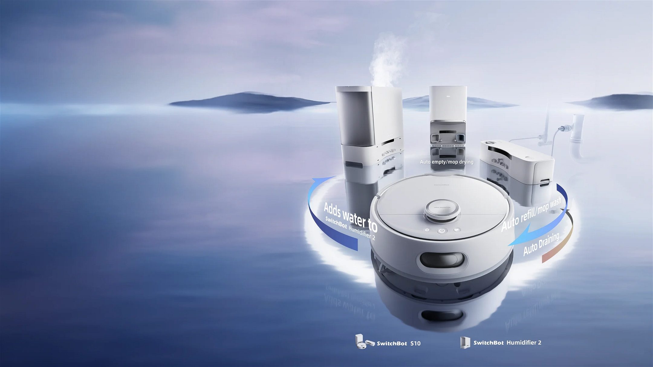 Robotstofzuiger van SwitchBot kan zelf water bijvullen | FWD