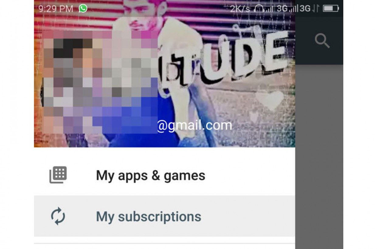 Google test een Mijn abonnementen-optie in menu van Google Play | FWD