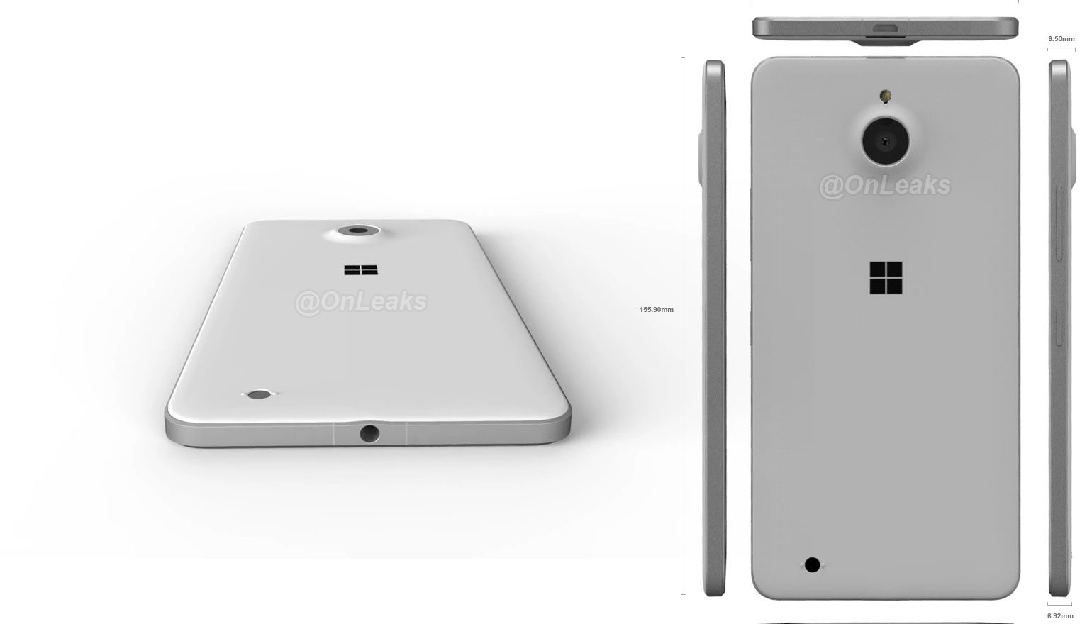 'Microsoft Lumia 850 te zien in gelekte renders' | FWD
