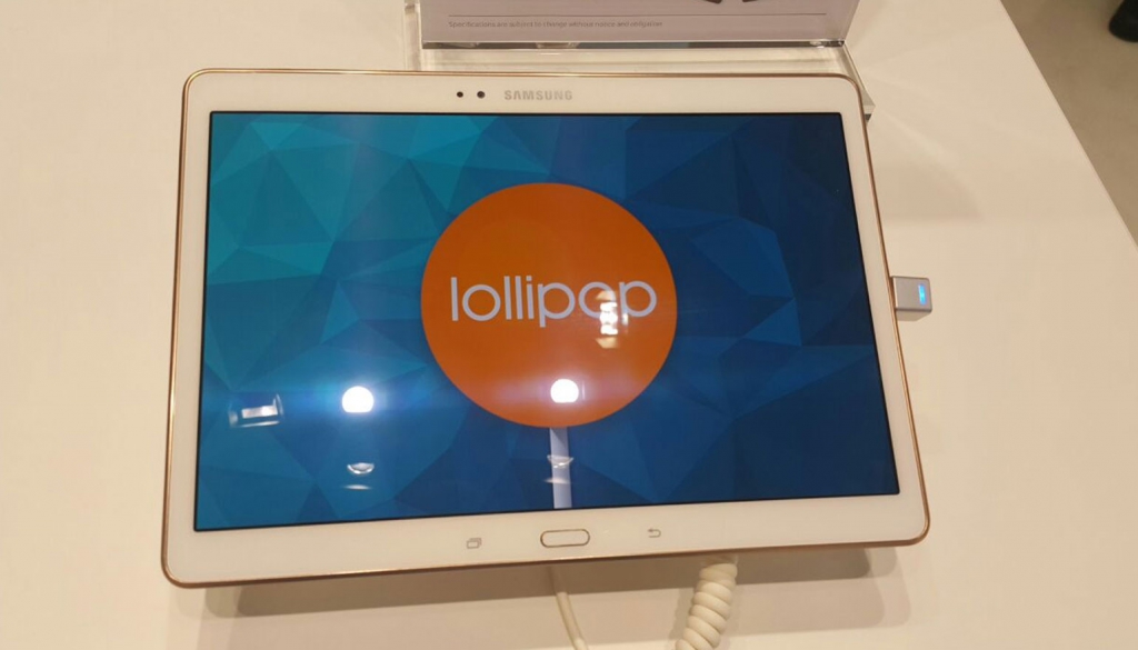 Galaxy Tab S-tablets draaien op Lollipop tijdens MWC 2015 | FWD